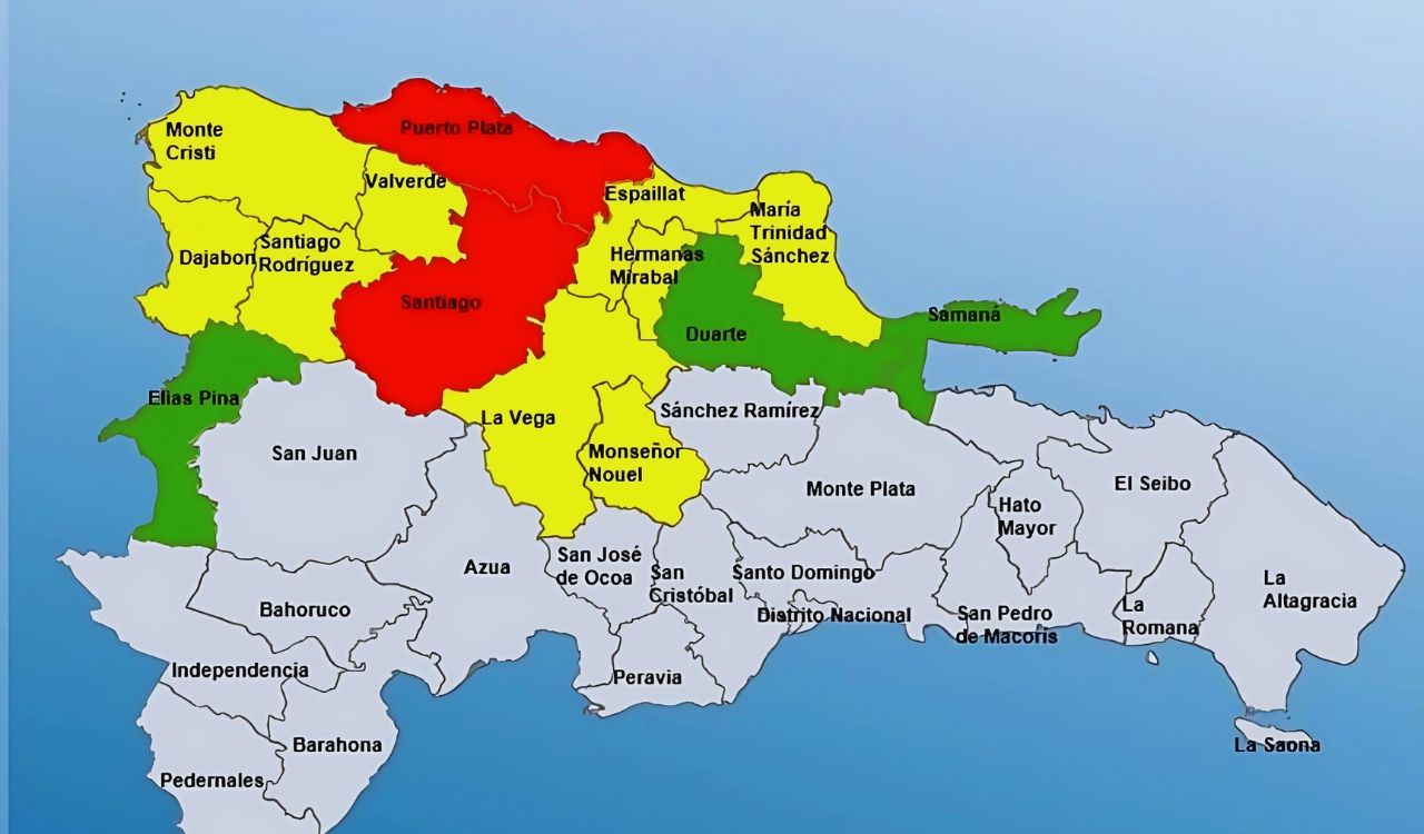 NOTISANCRI - COE coloca dos provincias en alerta roja y mantiene nueve en amarilla